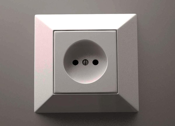 3d model power socket