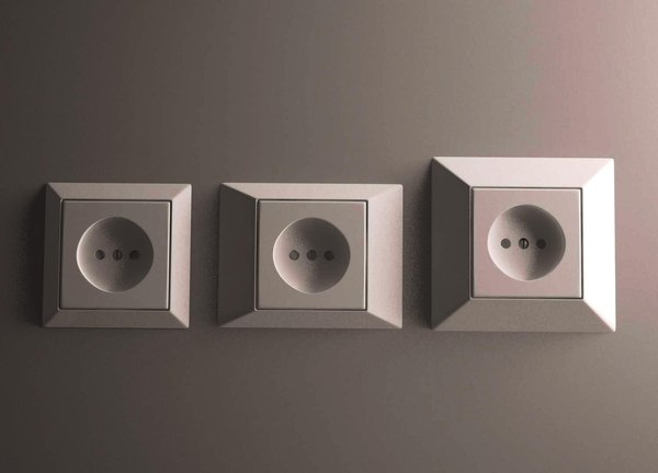 3d model power socket