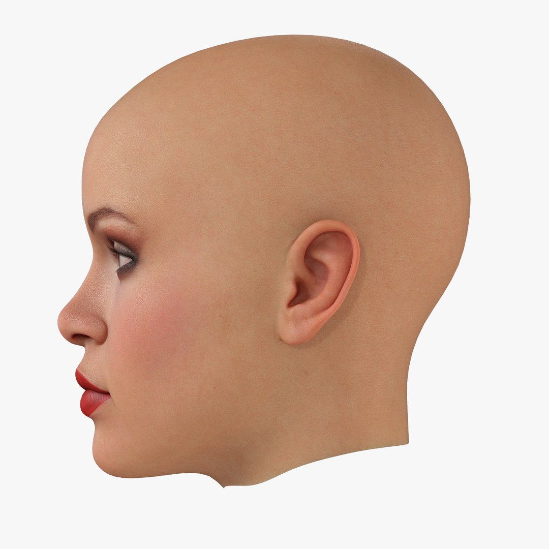 Rihanna Head V2 3D Model - TurboSquid 1862840