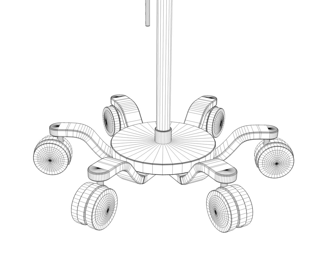 3d Medical Dripstand Model