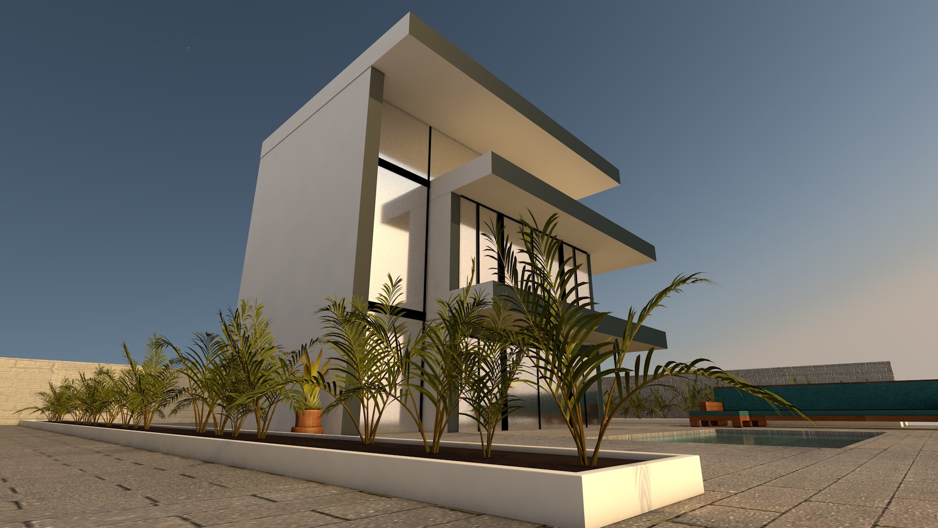 House Split Level 3D model - TurboSquid 2100629