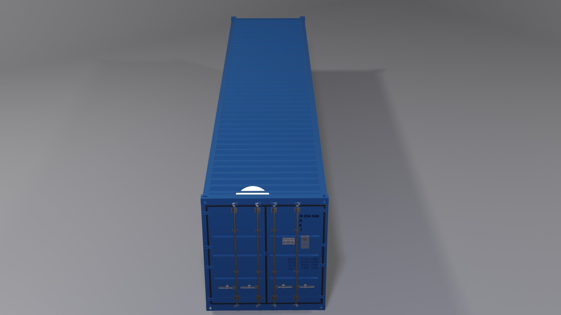 40 Foot Standard Height Shipping Container Model - TurboSquid 1781535