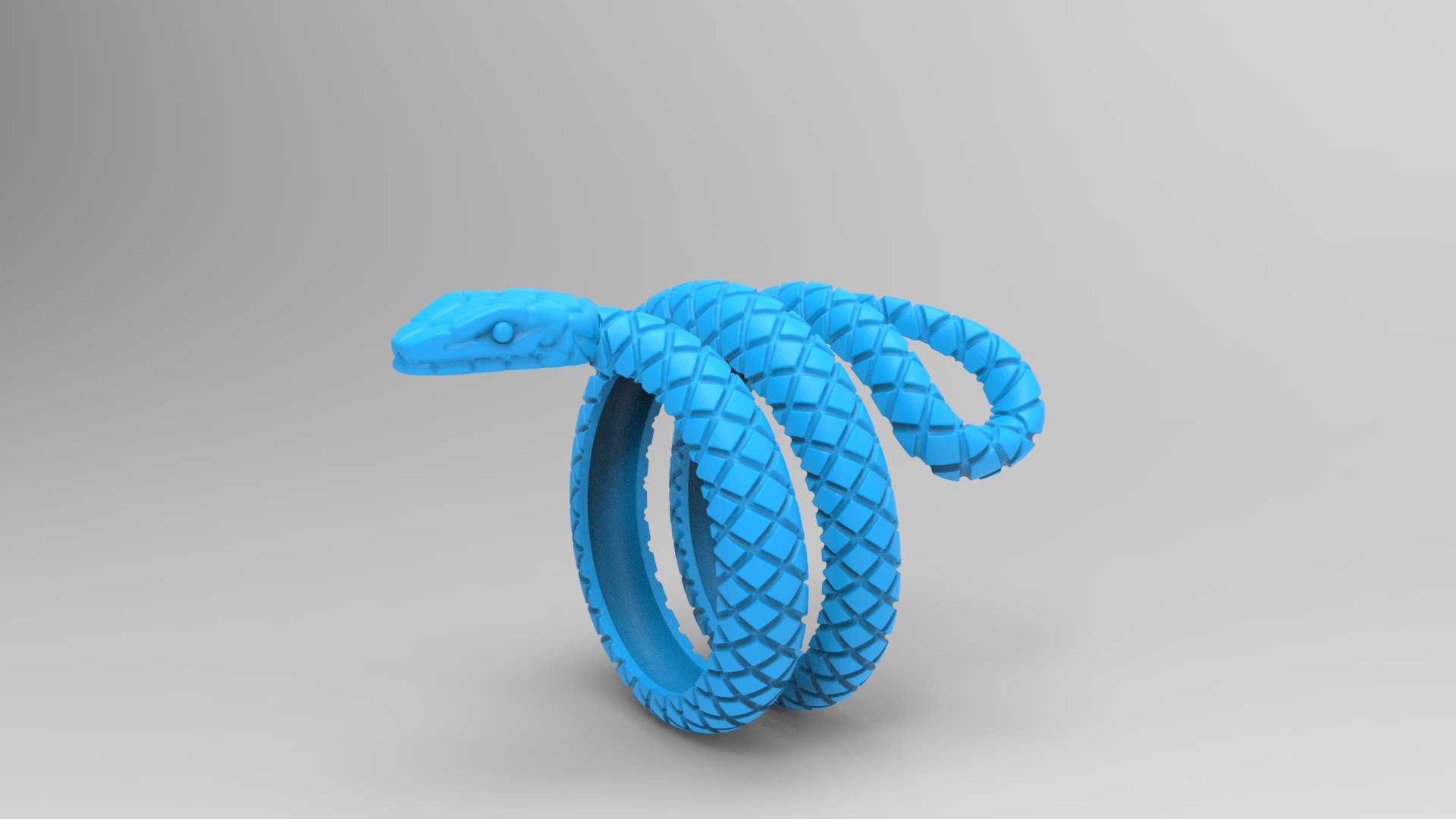 3D Snake Ring 3 Rows 3D Print - TurboSquid 2095760