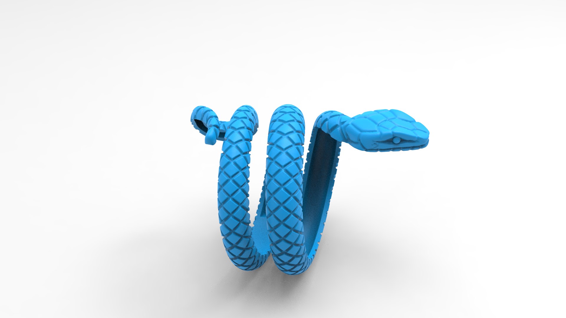 3D Snake Ring 3 Rows 3D Print - TurboSquid 2095760