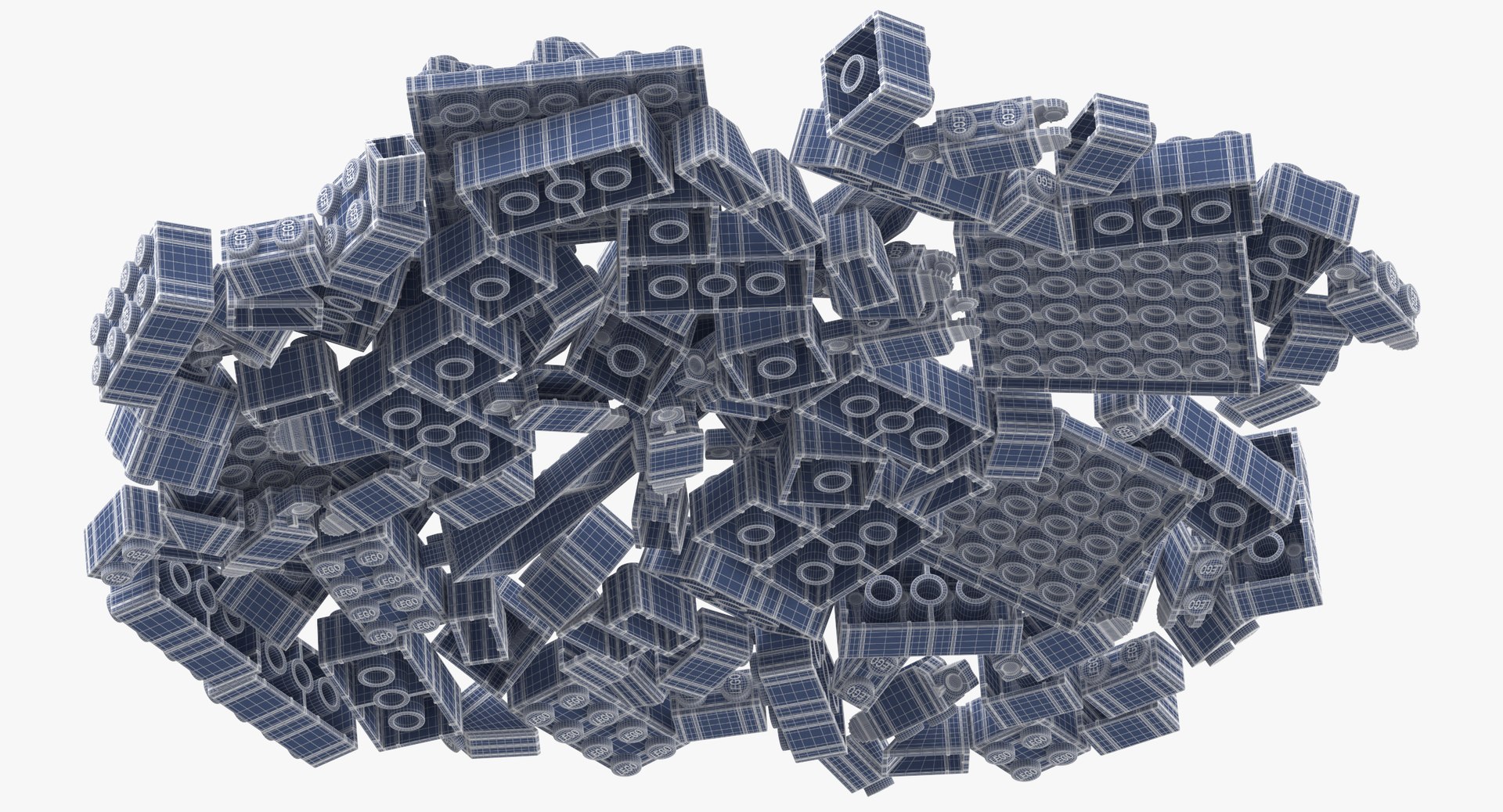 Lego Bricks 3D Model - TurboSquid 1285398