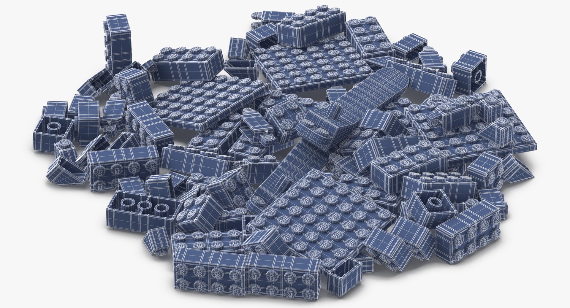 Lego Bricks 3D Model - TurboSquid 1285398