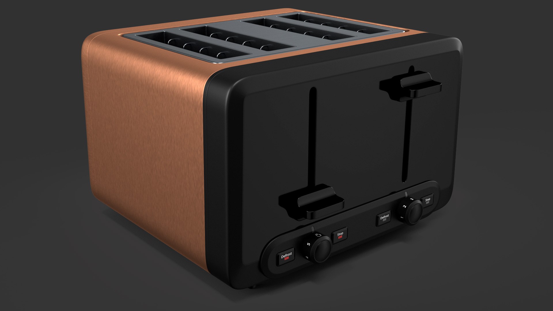Modern Toaster 8K PBR Textures 3D model - TurboSquid 2085570
