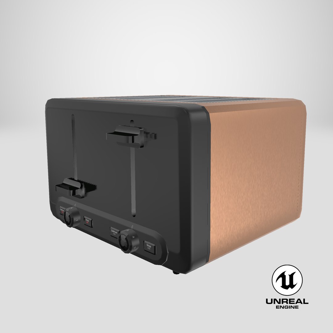 Modern Toaster 8K PBR Textures 3D Model - TurboSquid 2085570