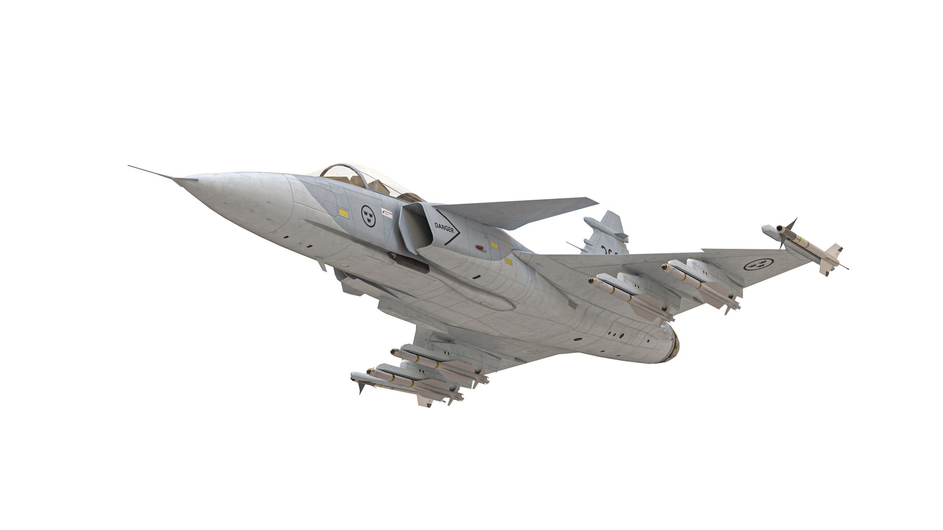 3D Saab JAS 39 Gripen - TurboSquid 2053306