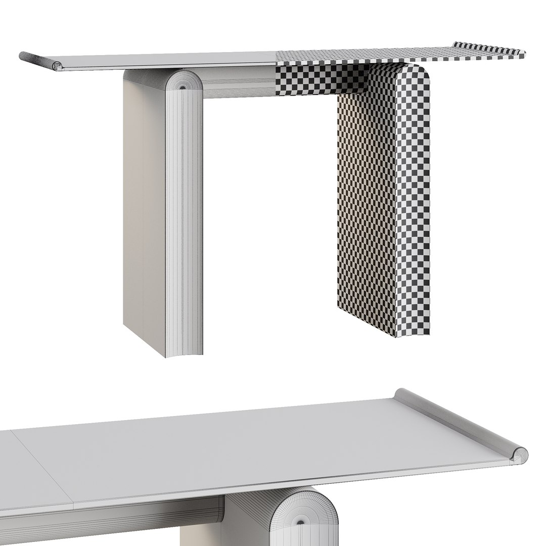 3D District Eight D8 Tonkin Console Table - TurboSquid 2006581