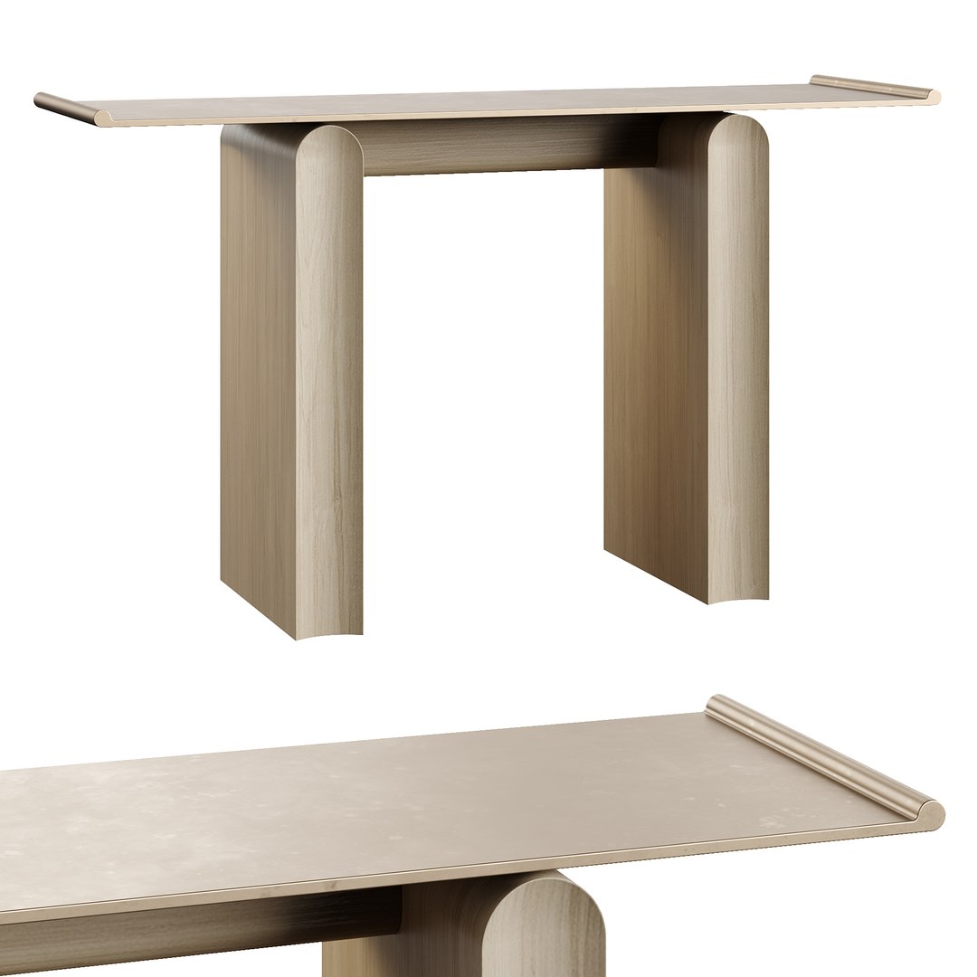 3D District Eight D8 Tonkin Console Table - TurboSquid 2006581