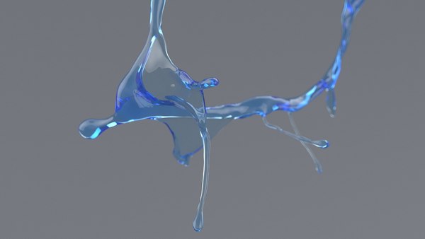Abstract Liquid Splash 7 01 model - TurboSquid 1720213