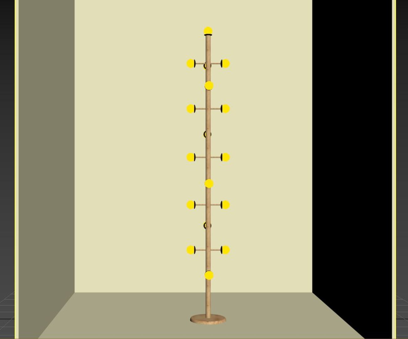 Interior Torchere 3D - TurboSquid 1828952