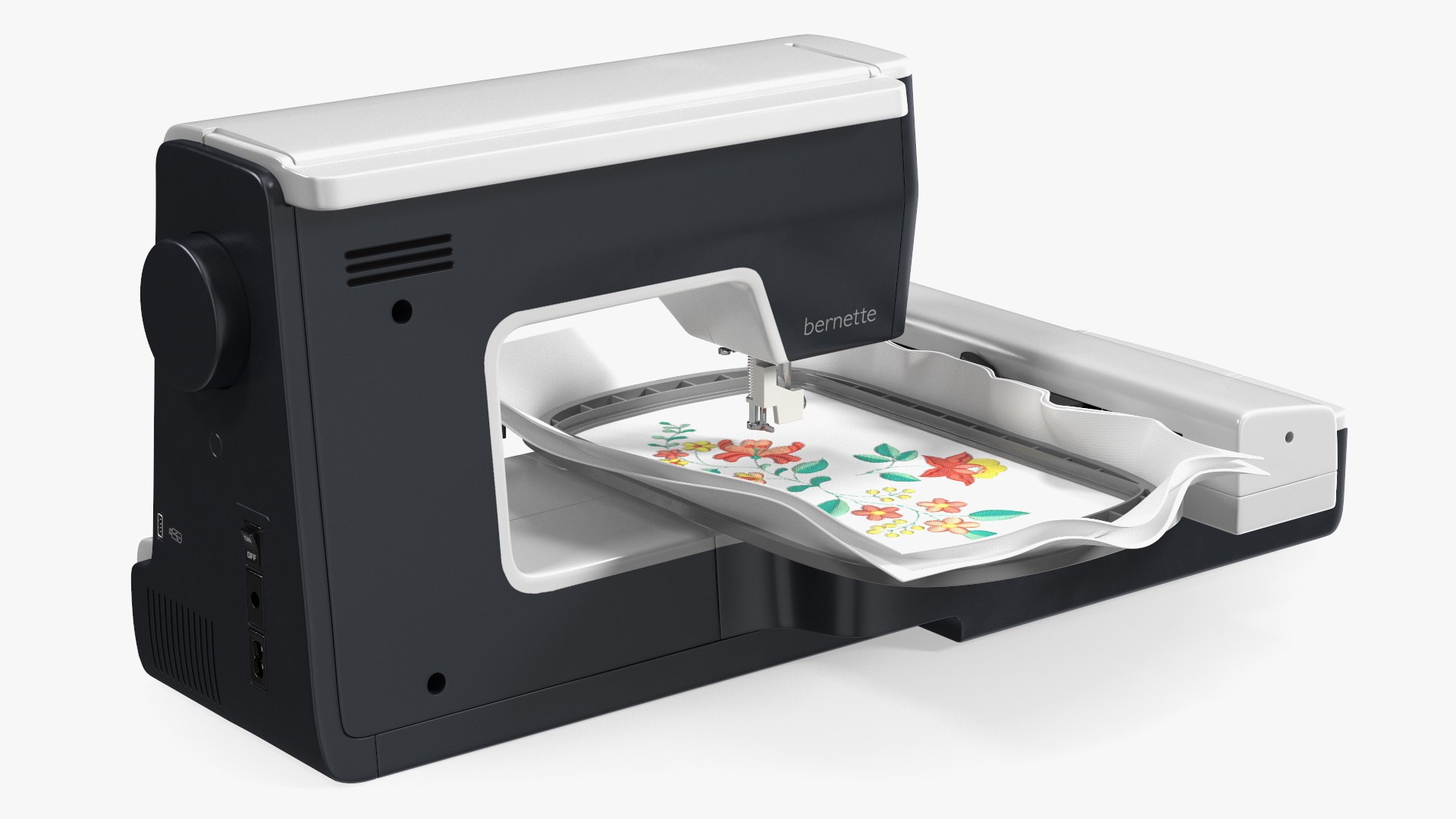 3D Embroidery Machine Bernette B70 Deco Screen On Rigged - TurboSquid 2187560