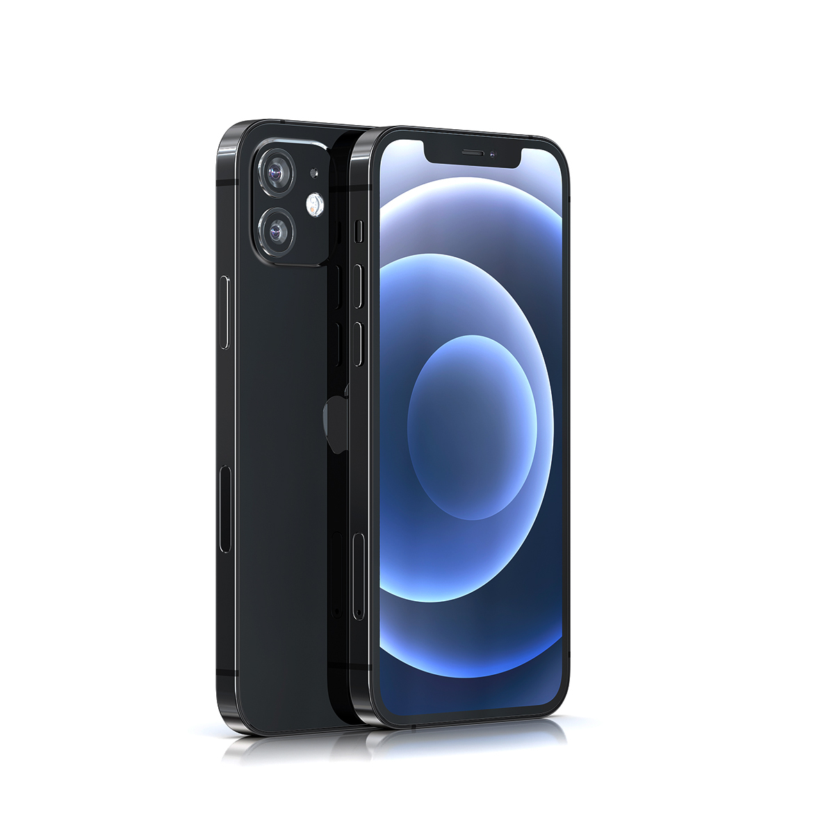 Apple iphone 12 black model - TurboSquid 1657048