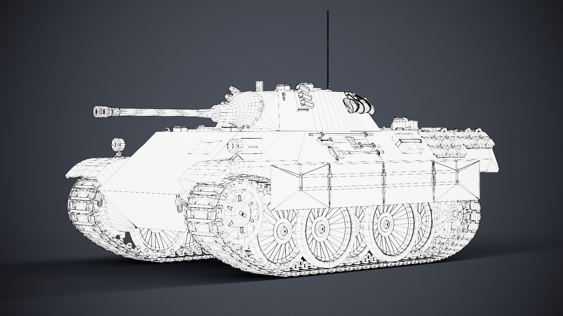 3D VK1602 Leopard Tank Gameready Model - TurboSquid 2140234