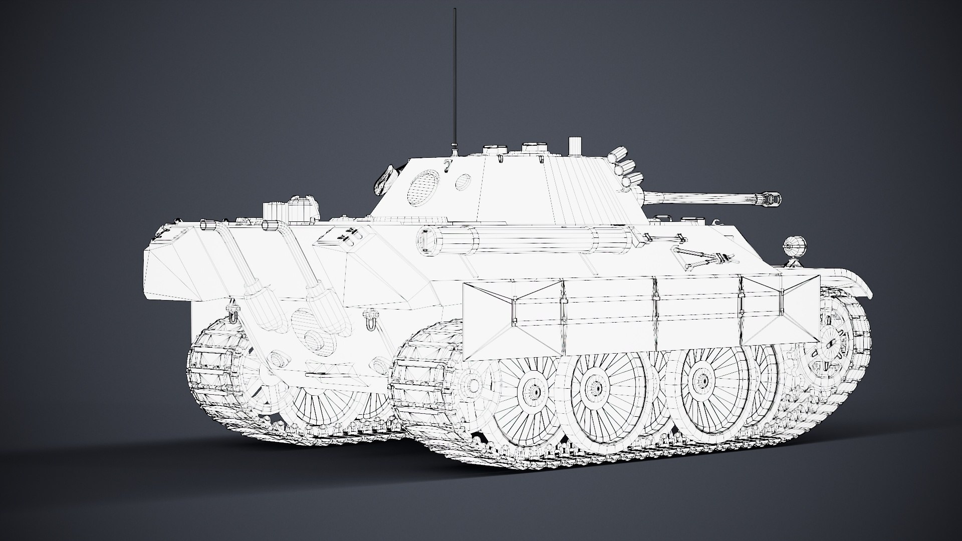 3D VK1602 Leopard Tank Gameready model - TurboSquid 2140234