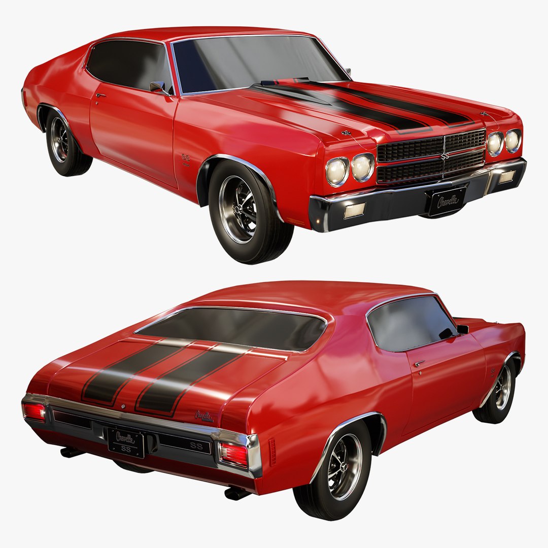3D Chevrolet Chevelle SS-454 1970 - TurboSquid 2088329