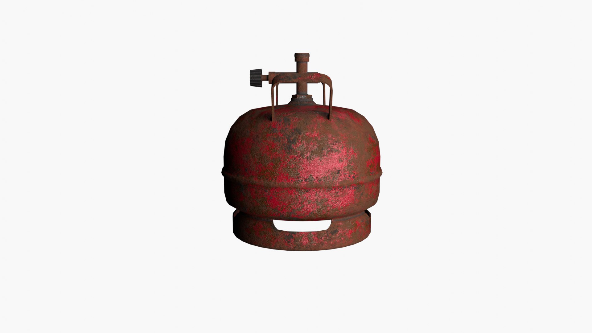 3D Red Gas Tank 2kg New-Rusty - TurboSquid 2168172