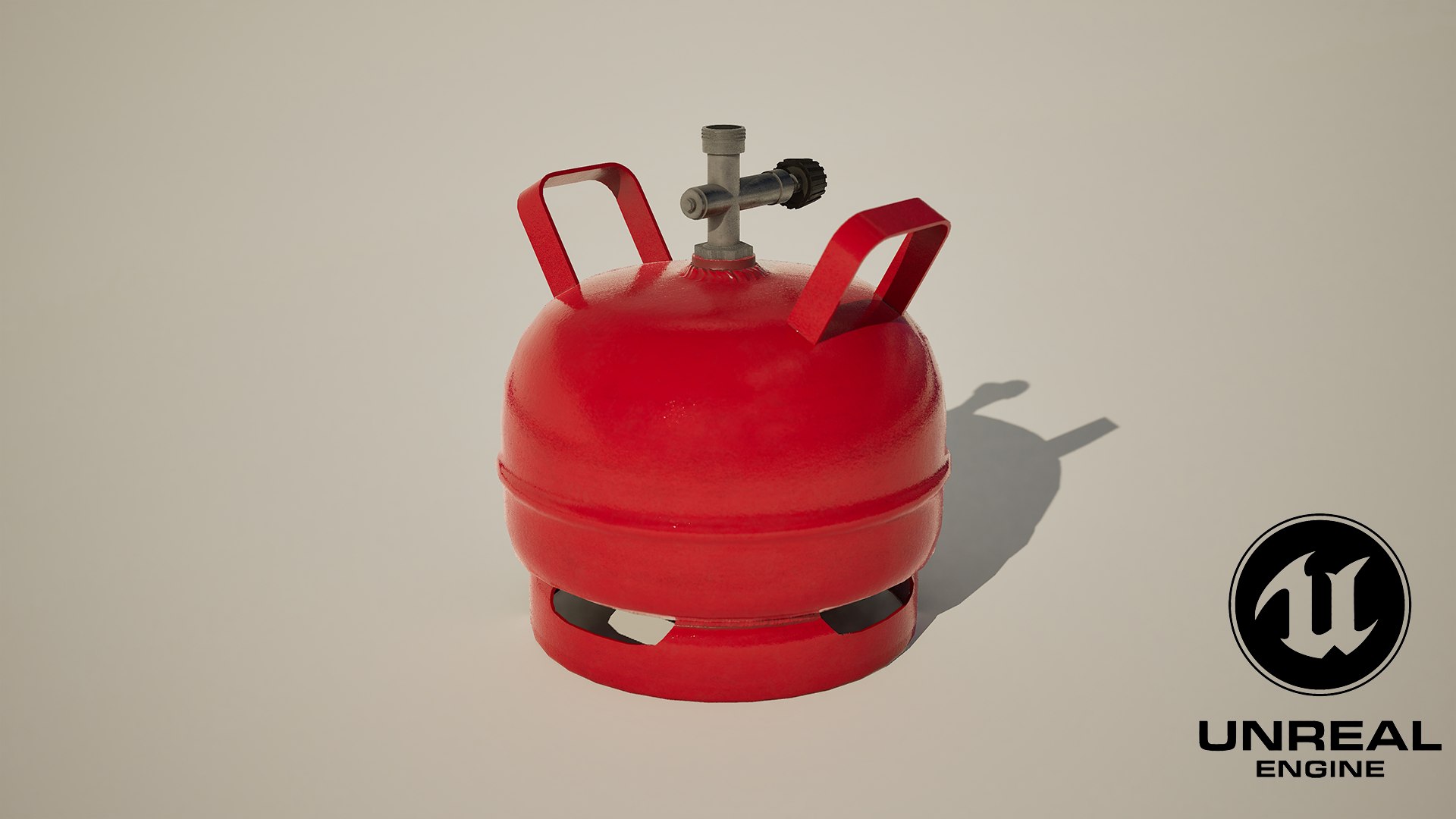 3D Red Gas Tank 2kg New-Rusty - TurboSquid 2168172