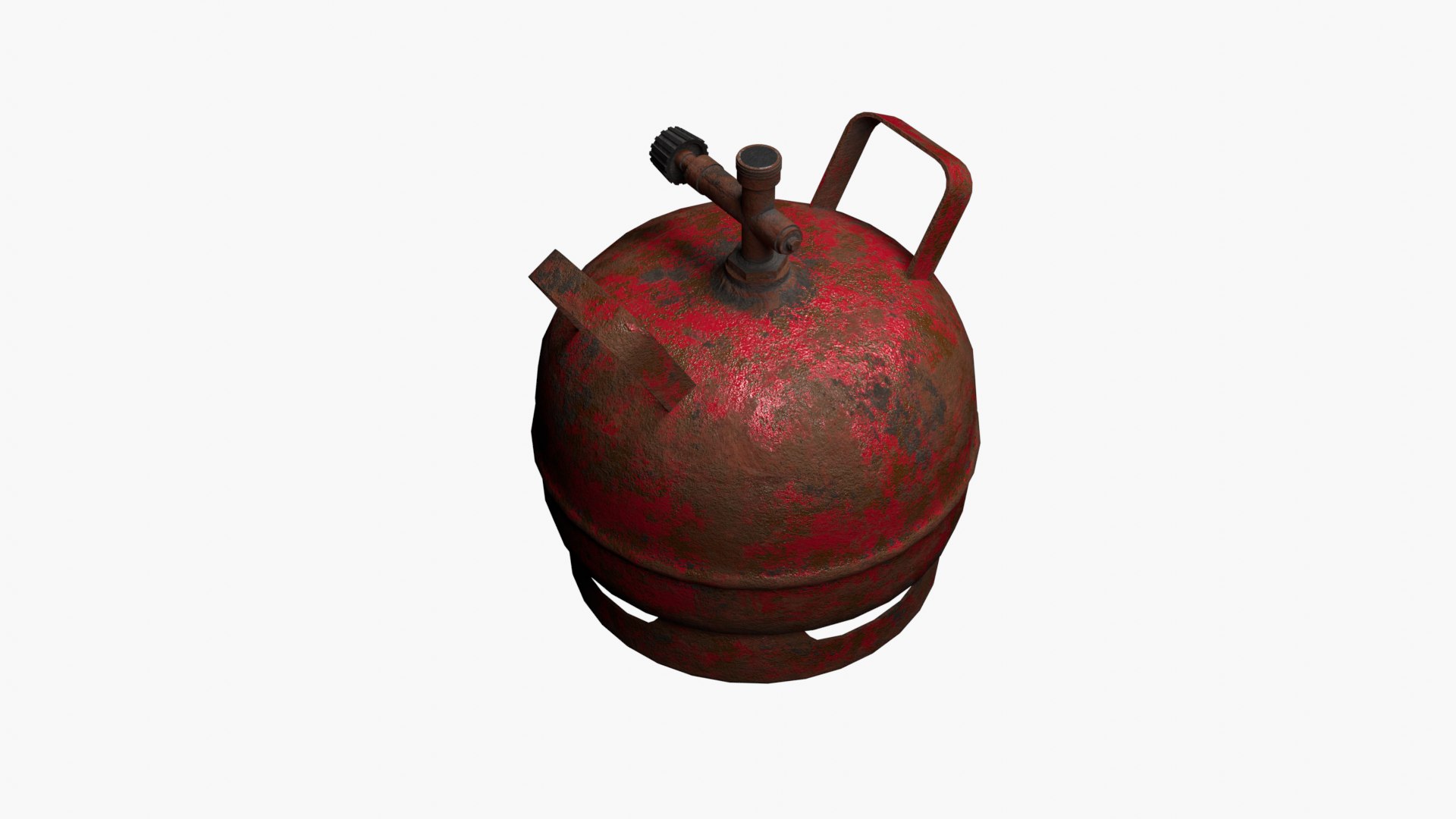3D Red Gas Tank 2kg New-Rusty - TurboSquid 2168172