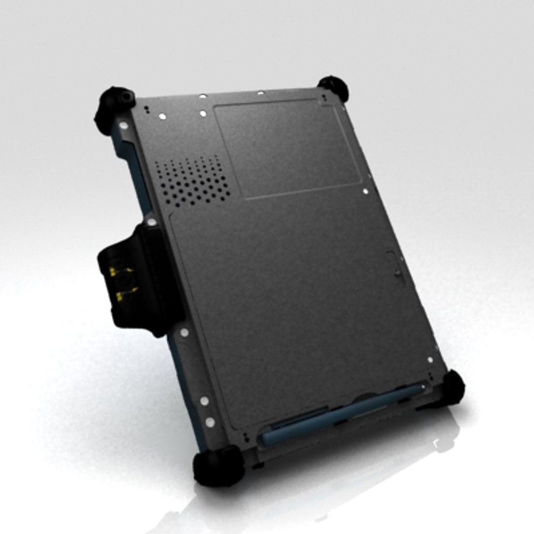 3d model xplore rugged laptop