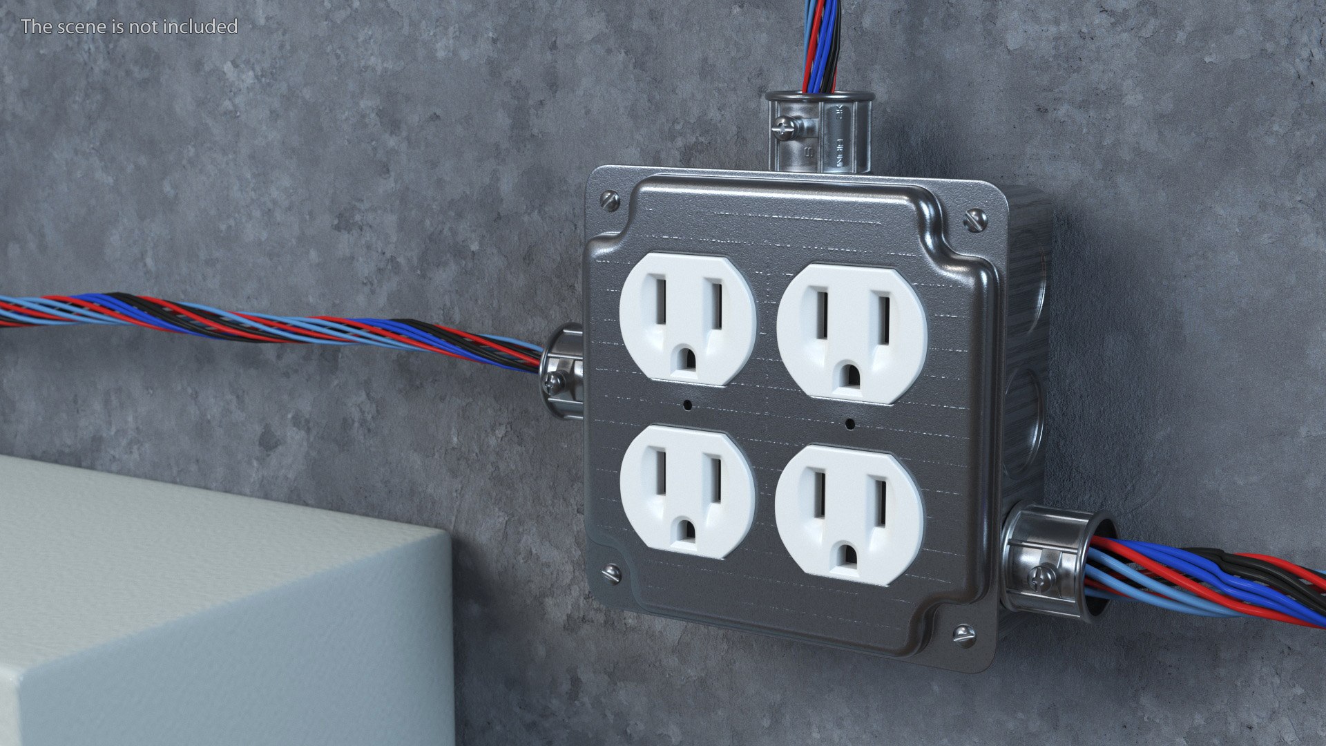 Electrical Junction Box Socket 3D - TurboSquid 2347622