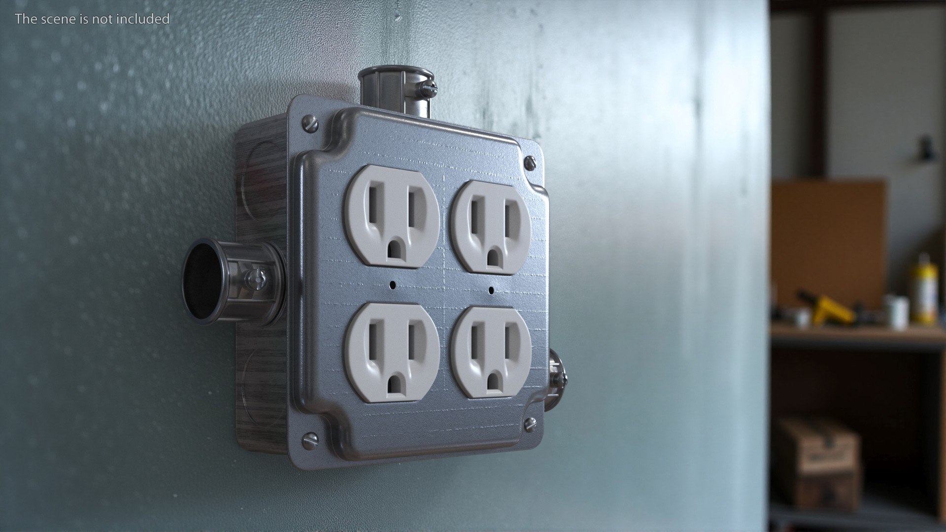 Electrical Junction Box Socket 3D - TurboSquid 2347622