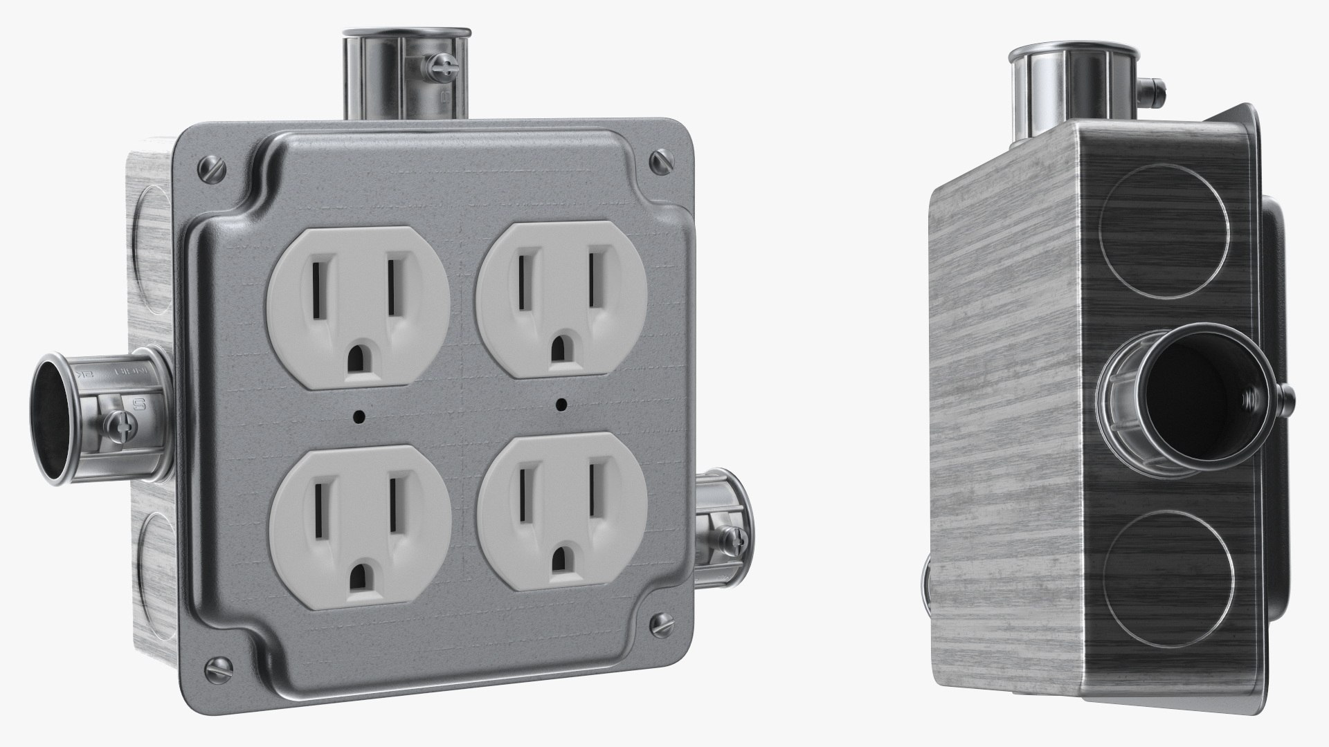 Electrical Junction Box Socket 3D - TurboSquid 2347622