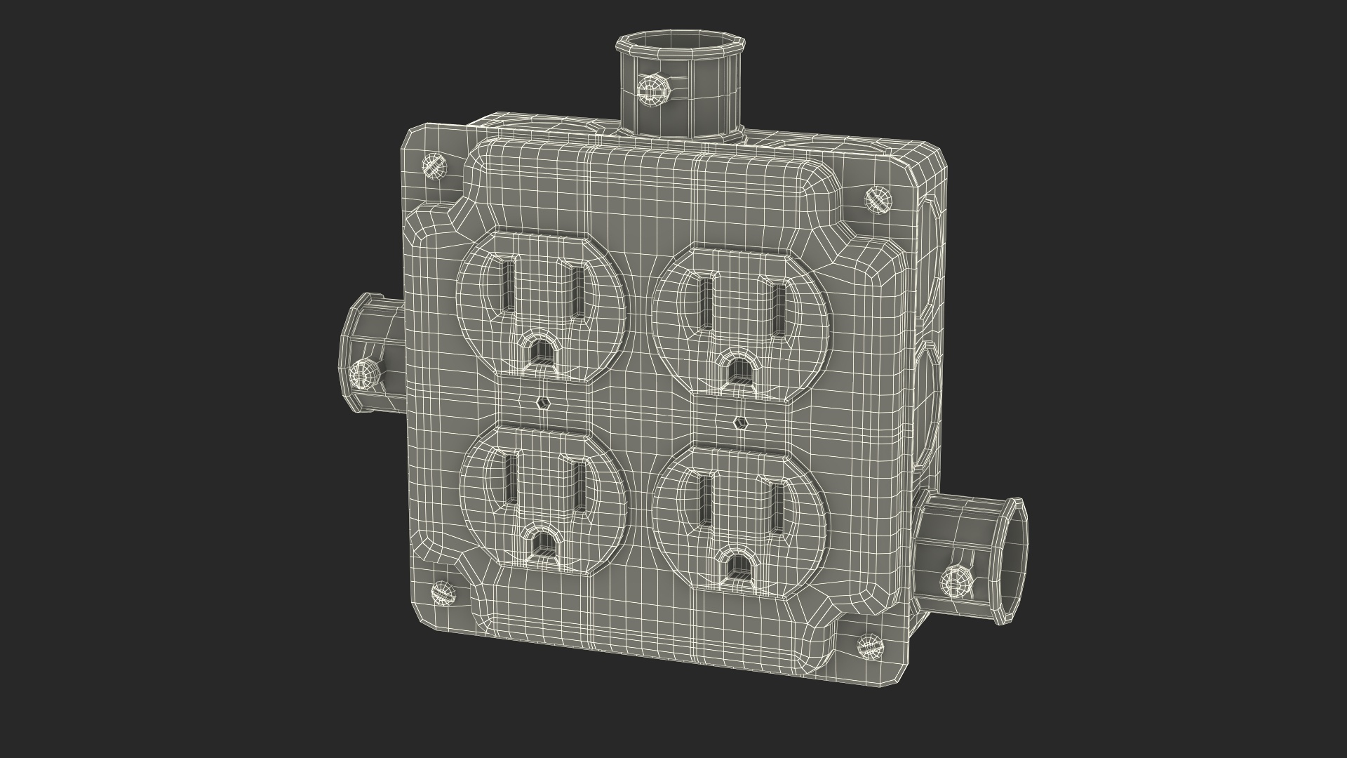 Electrical Junction Box Socket 3D - TurboSquid 2347622