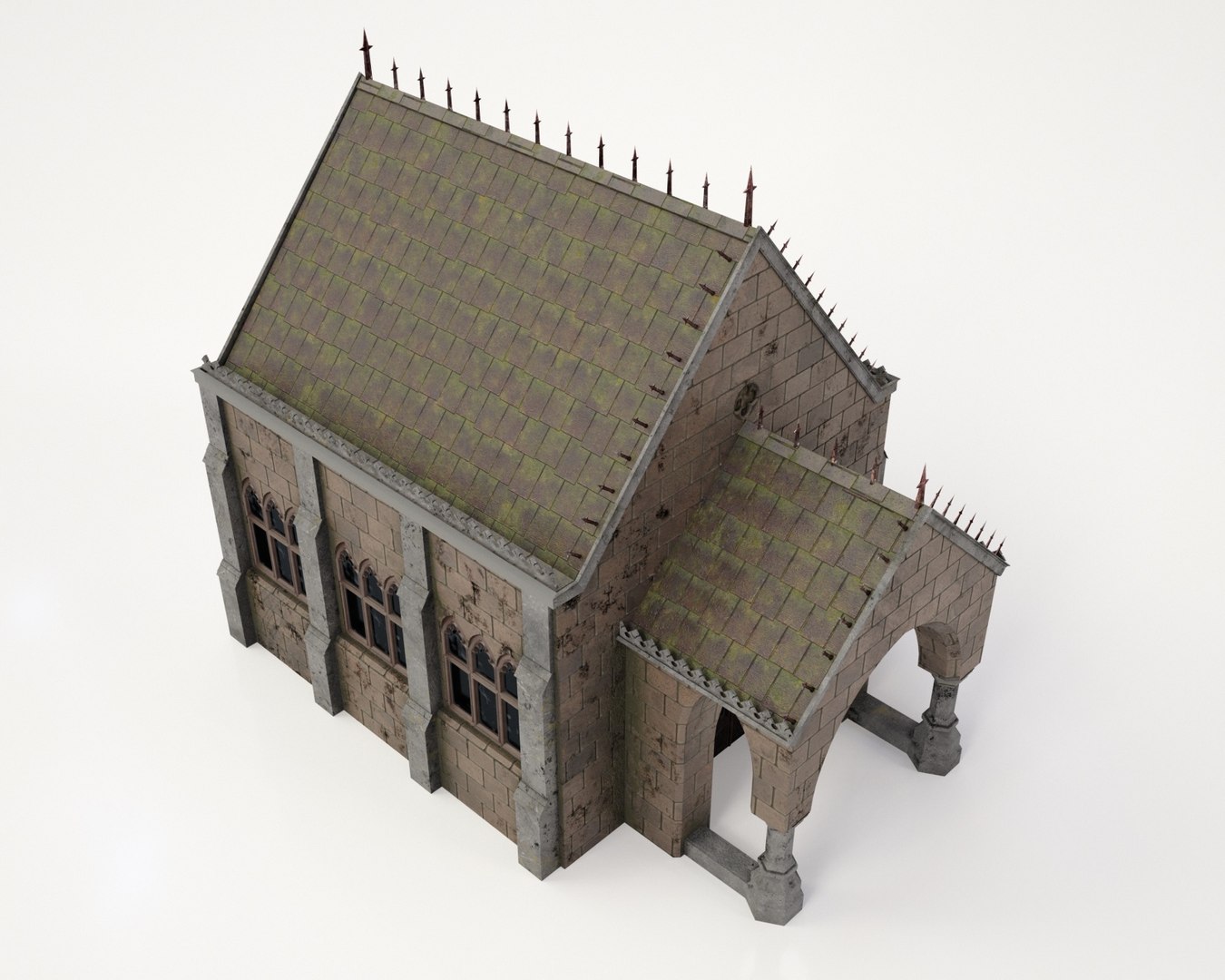Bloodborne Chapel Buildings 3D Model - TurboSquid 1396206