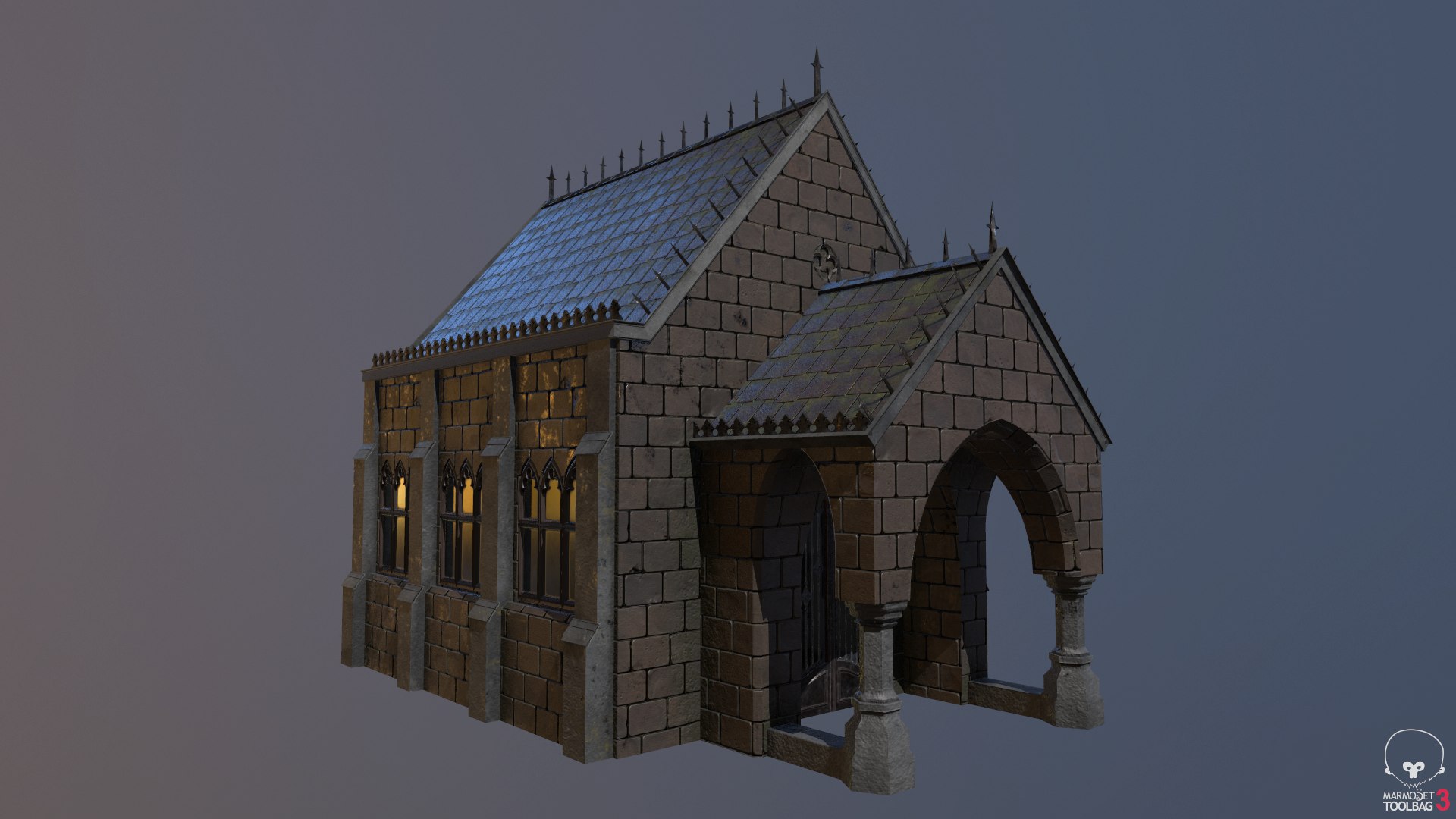 Bloodborne Chapel Buildings 3D Model - TurboSquid 1396206