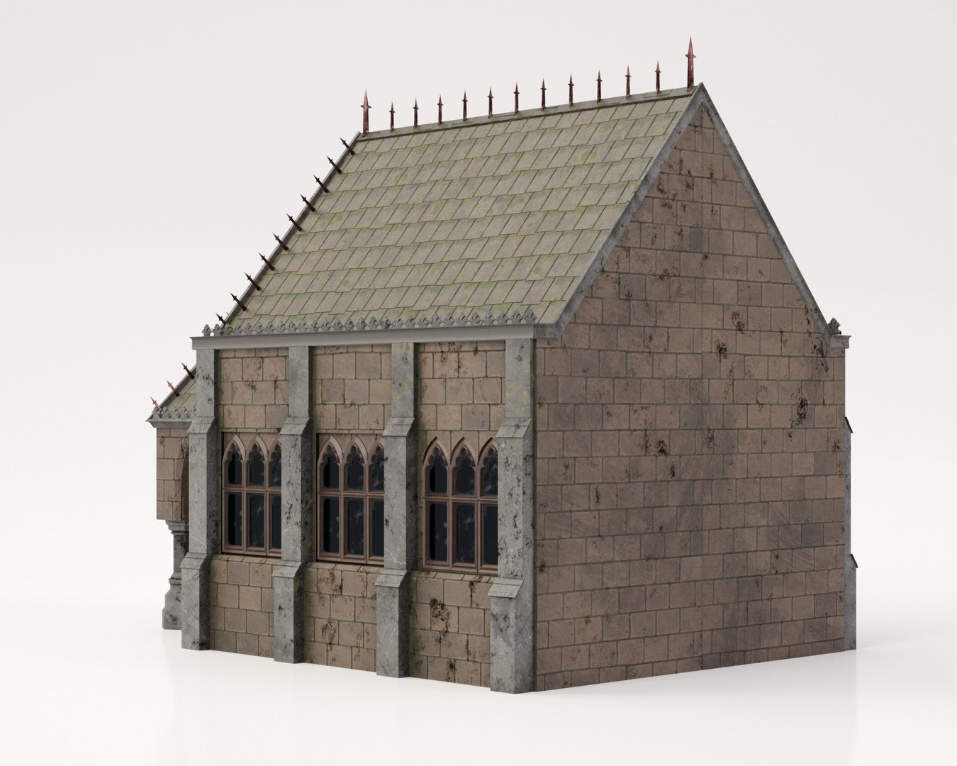 Bloodborne Chapel Buildings 3D Model - TurboSquid 1396206