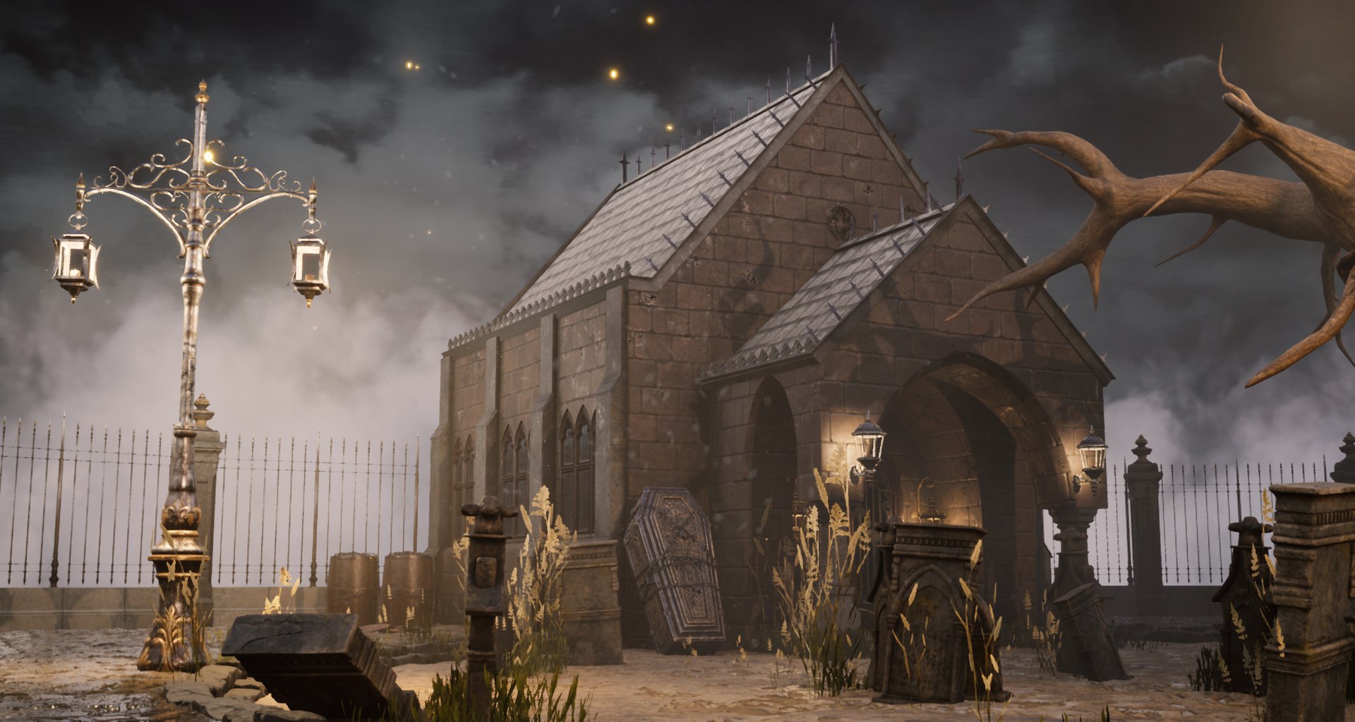 Bloodborne Chapel Buildings 3D Model - TurboSquid 1396206