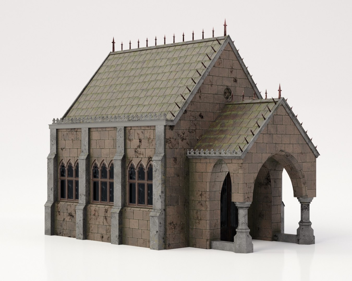 Bloodborne Chapel Buildings 3D Model - TurboSquid 1396206