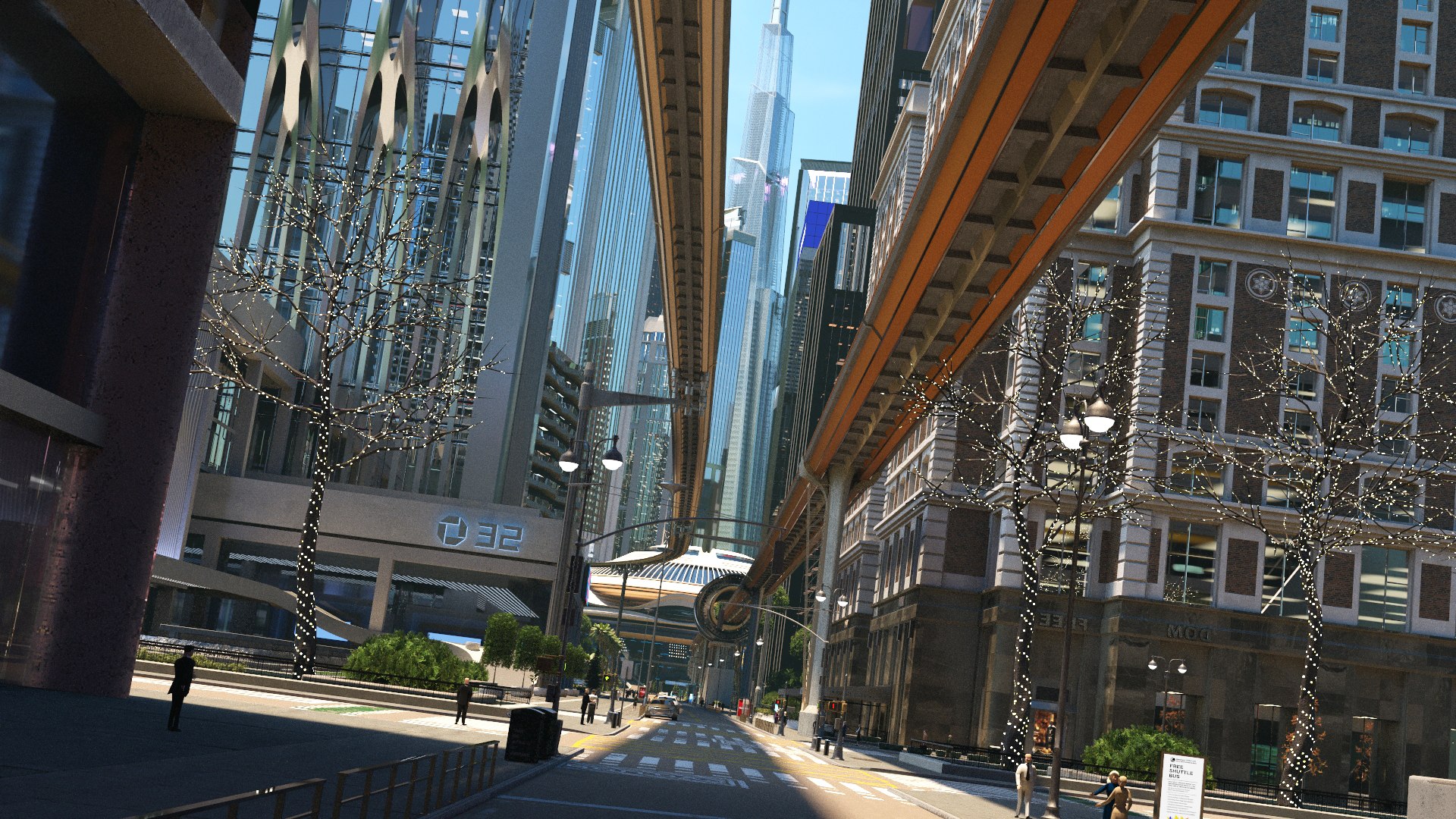 3D Model City Streets With Video Preview 1920x1080 - TurboSquid 2298967