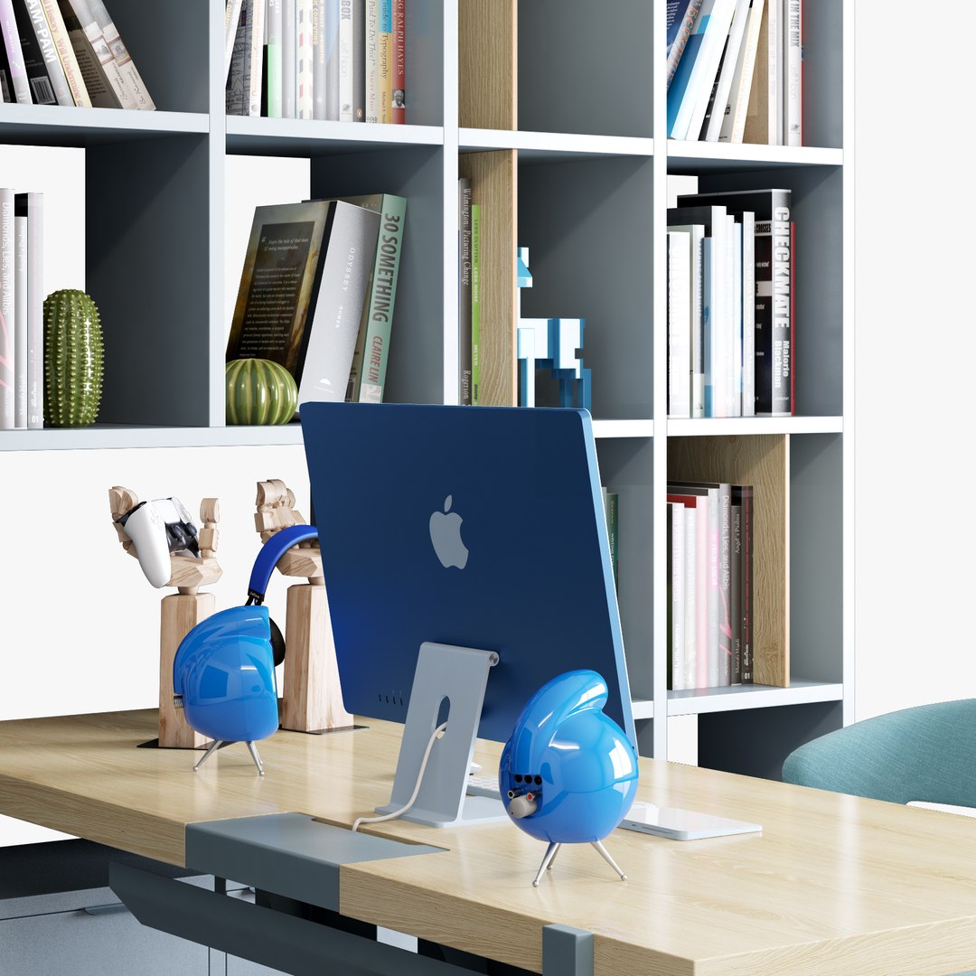 Workplace Set 002 3D - TurboSquid 2038758