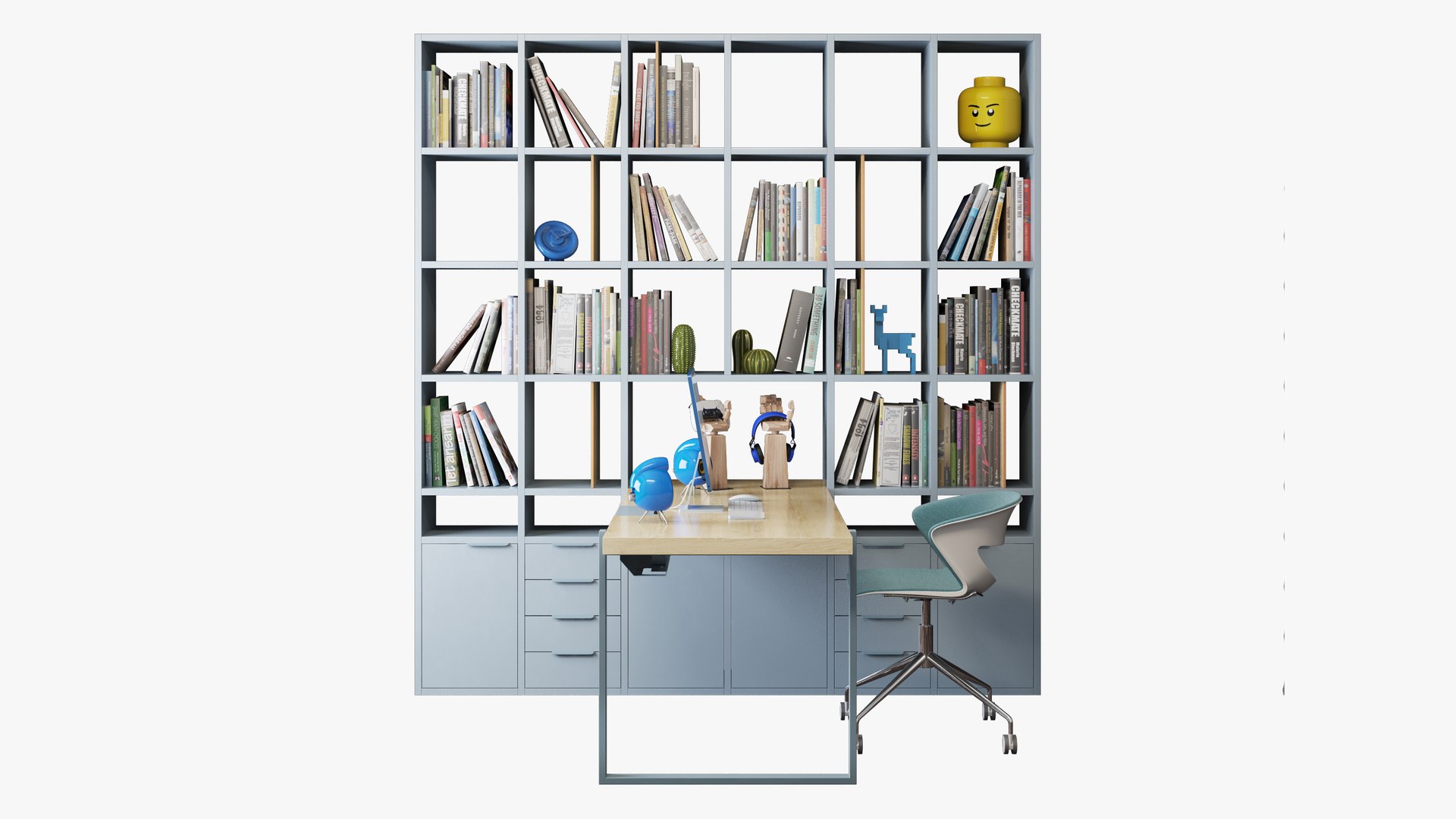 Workplace Set 002 3D - TurboSquid 2038758