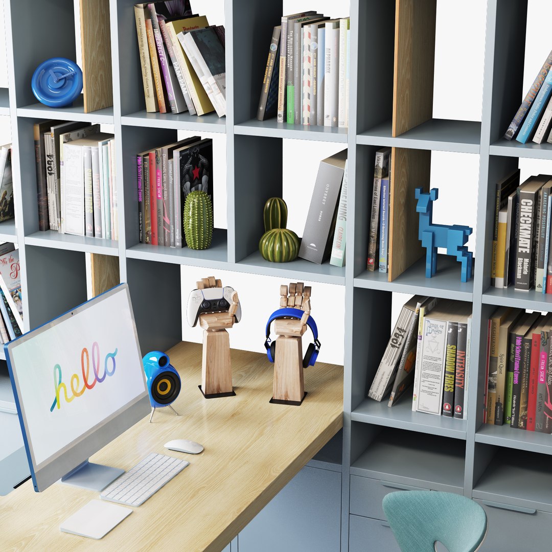 Workplace Set 002 3D - TurboSquid 2038758