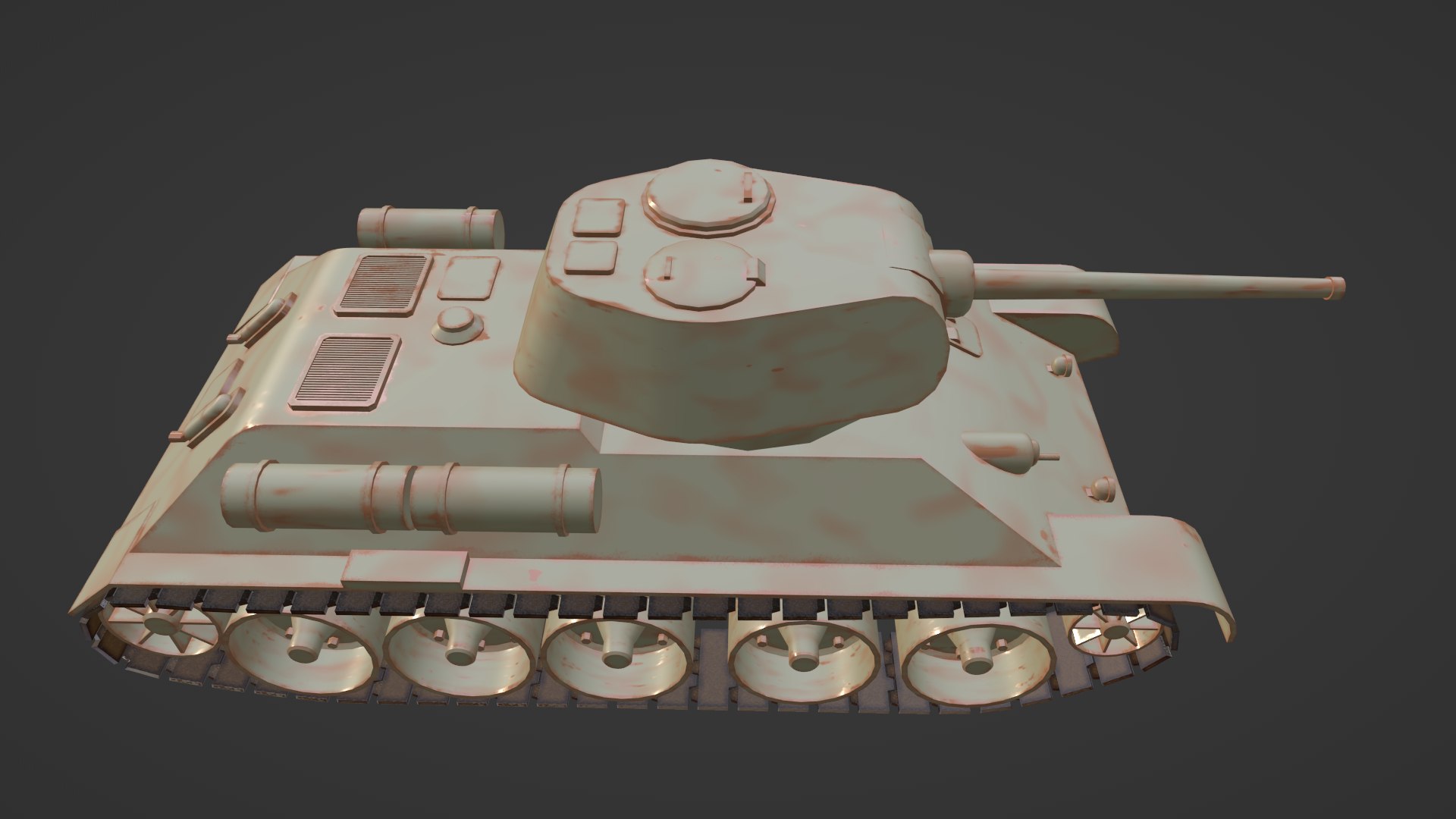Tank T-34 Model - TurboSquid 2209992