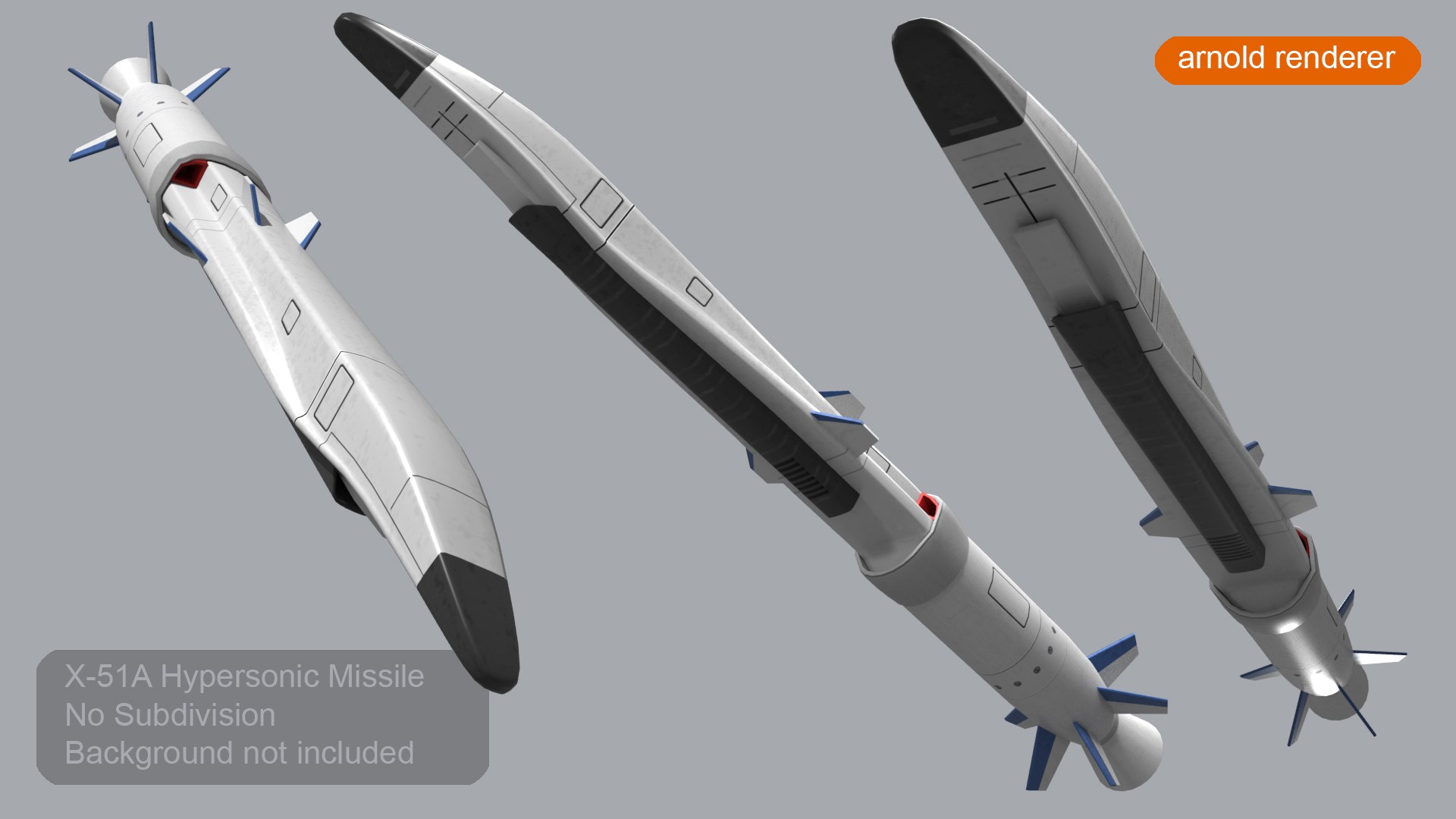 X-51 Hypersonic UAV 3D - TurboSquid 2199637