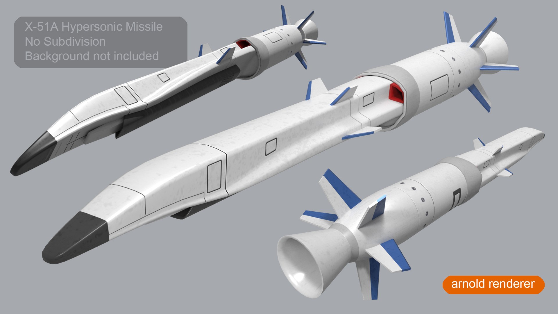 X-51 Hypersonic UAV 3D - TurboSquid 2199637