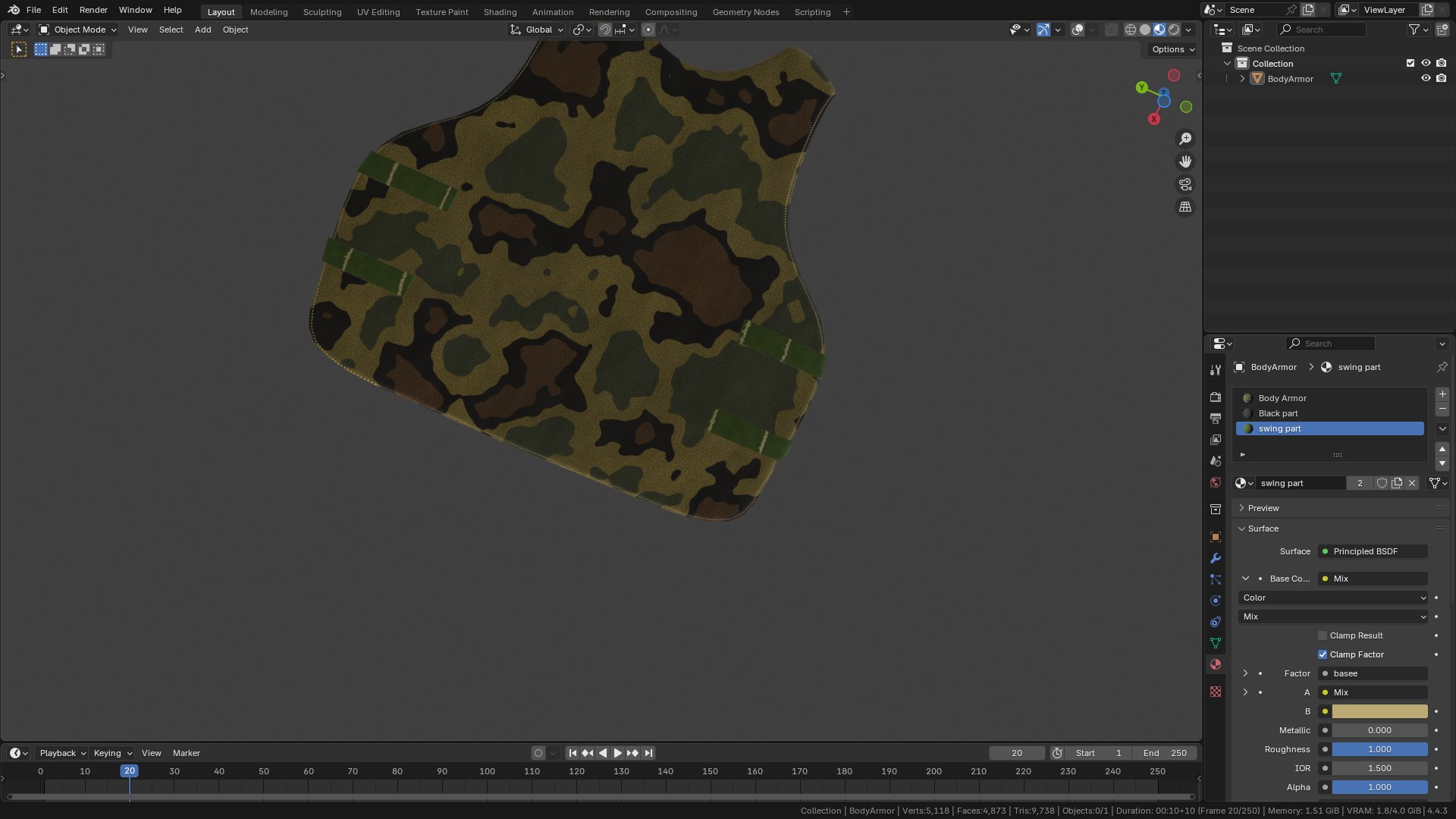 Body Armor 3D Model - TurboSquid 2422842