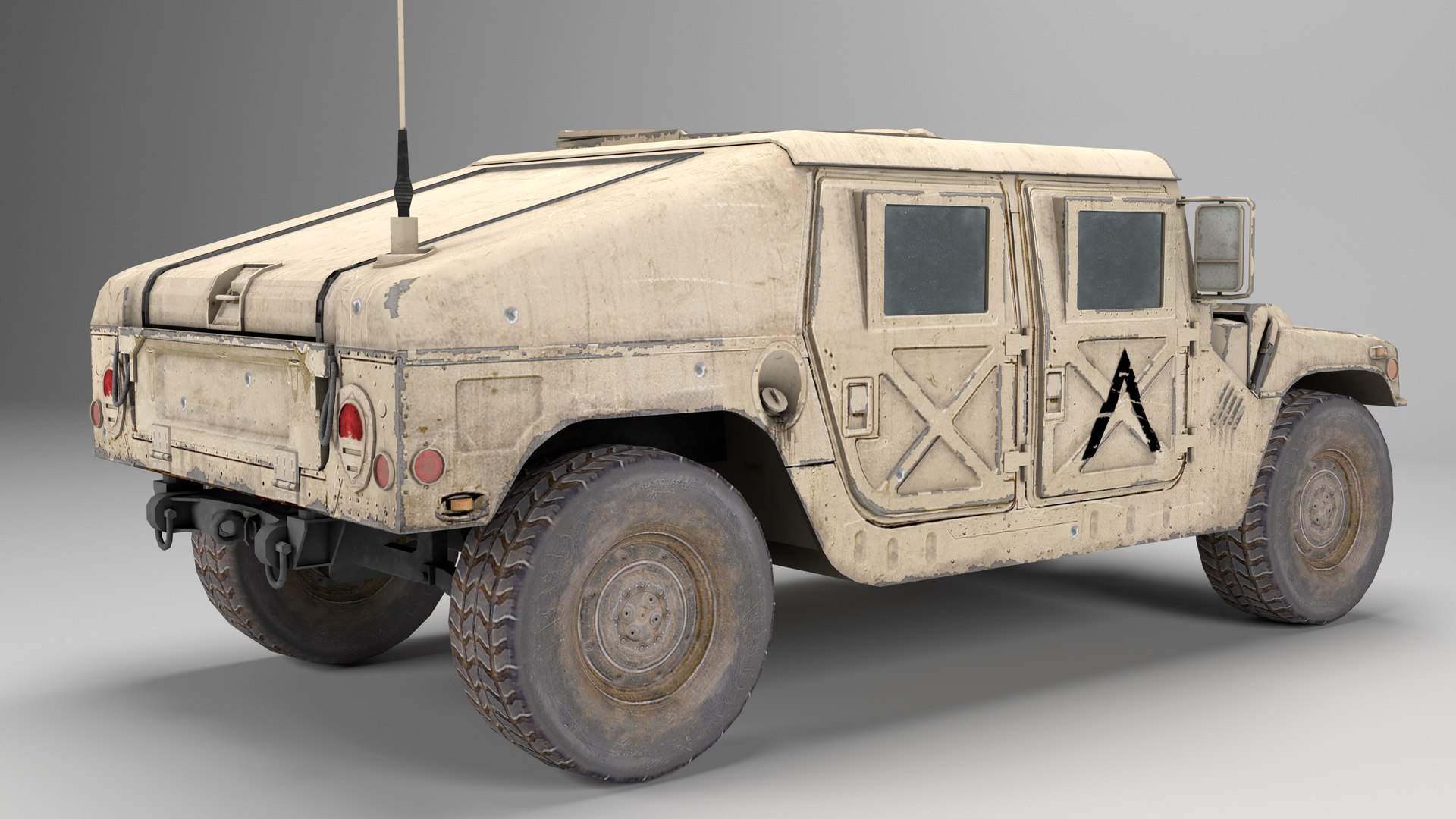 3D Model Military Hummer Humvee 3D Model - TurboSquid 1732922