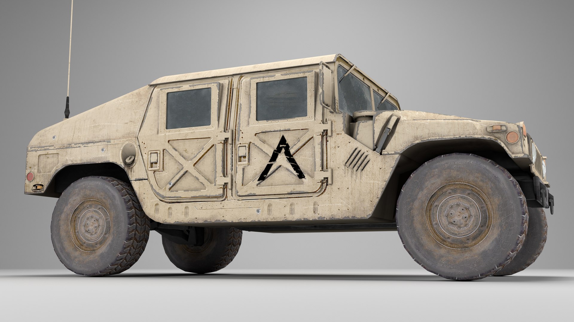 3D Model Military Hummer Humvee 3D Model - TurboSquid 1732922