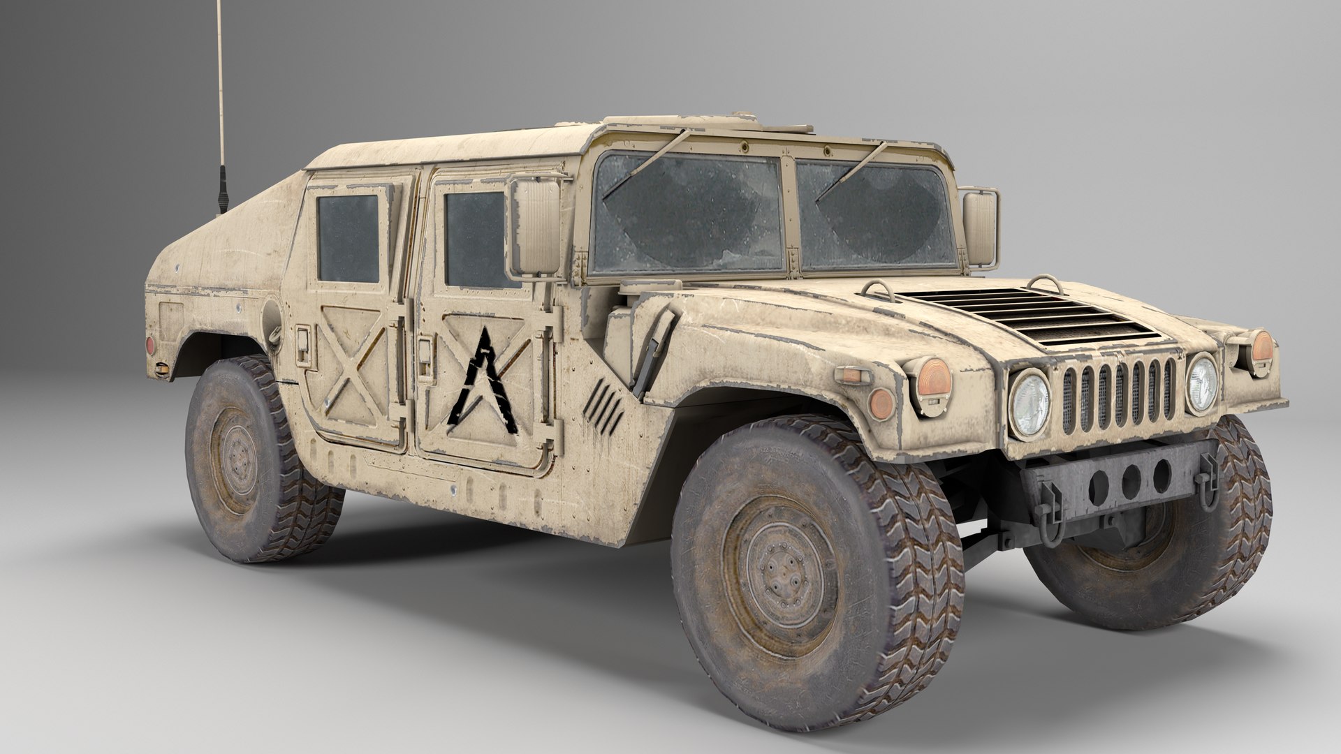 3D Model Military Hummer Humvee 3D Model - TurboSquid 1732922