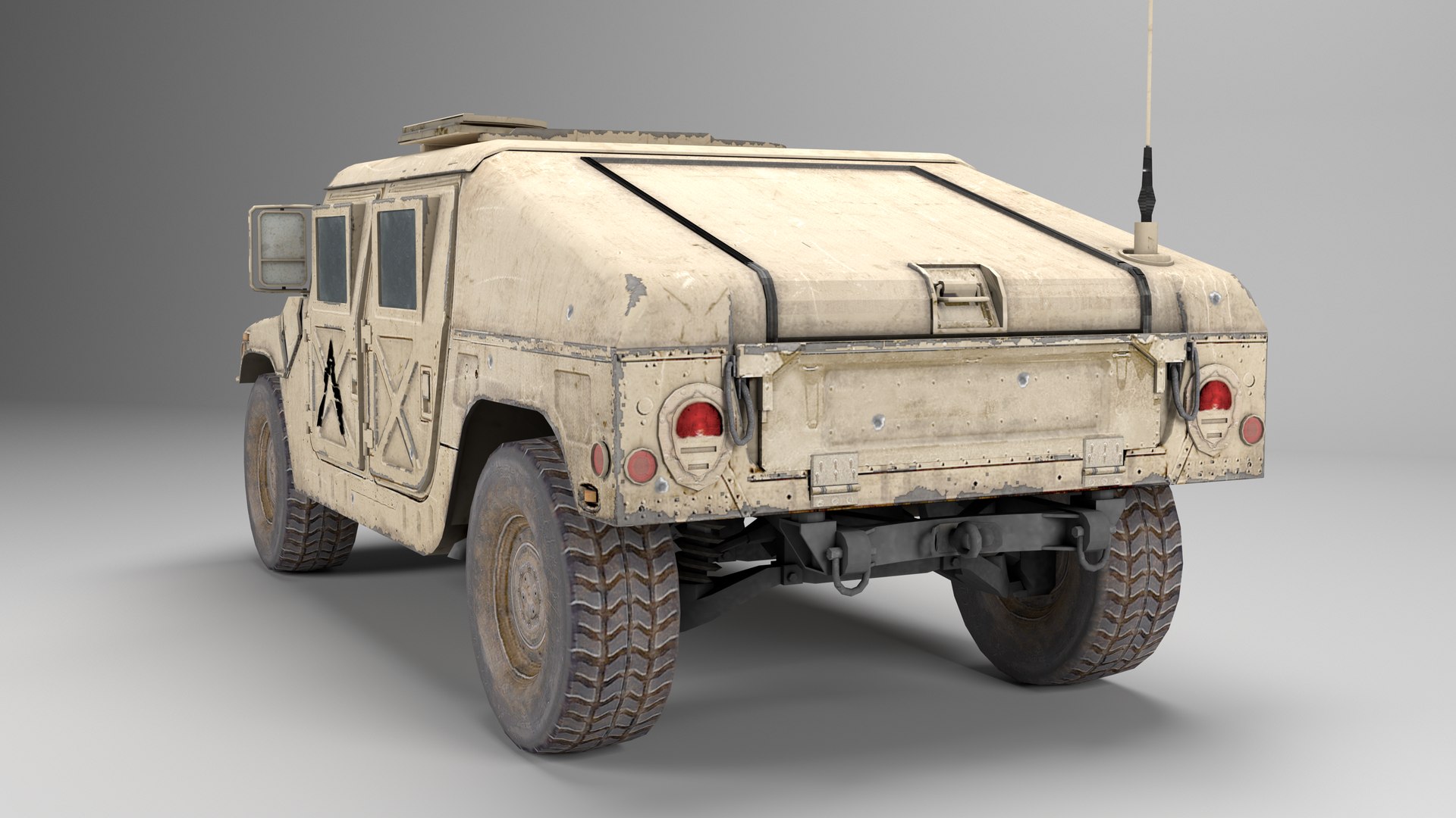 3D Model Military Hummer Humvee 3D Model - TurboSquid 1732922
