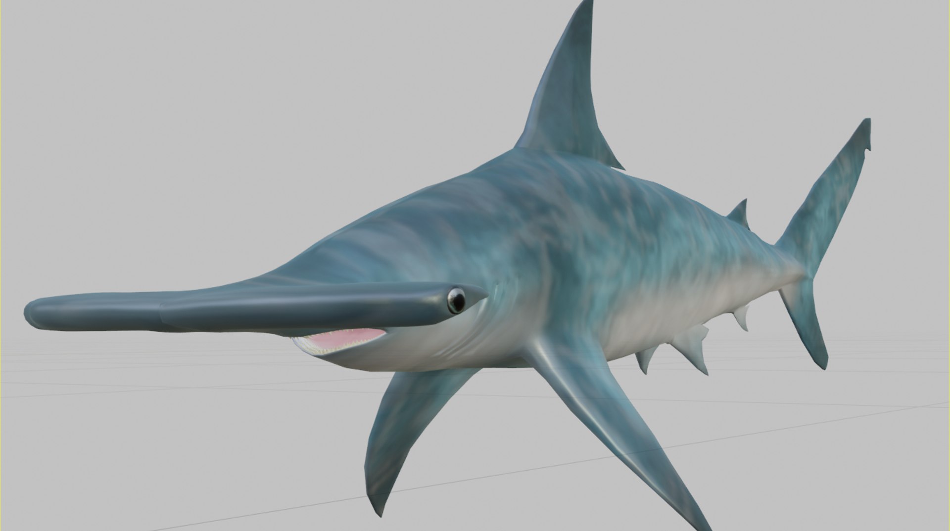 3D hammerheads sharks model - TurboSquid 1410255