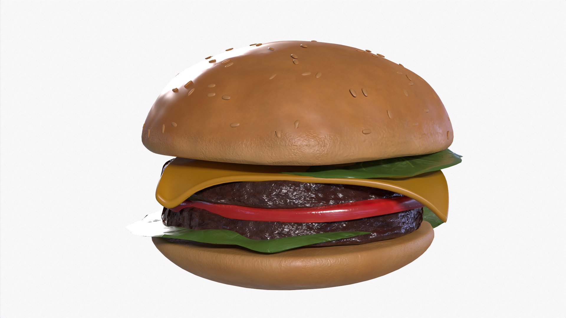 3D Hamburger model - TurboSquid 2059543