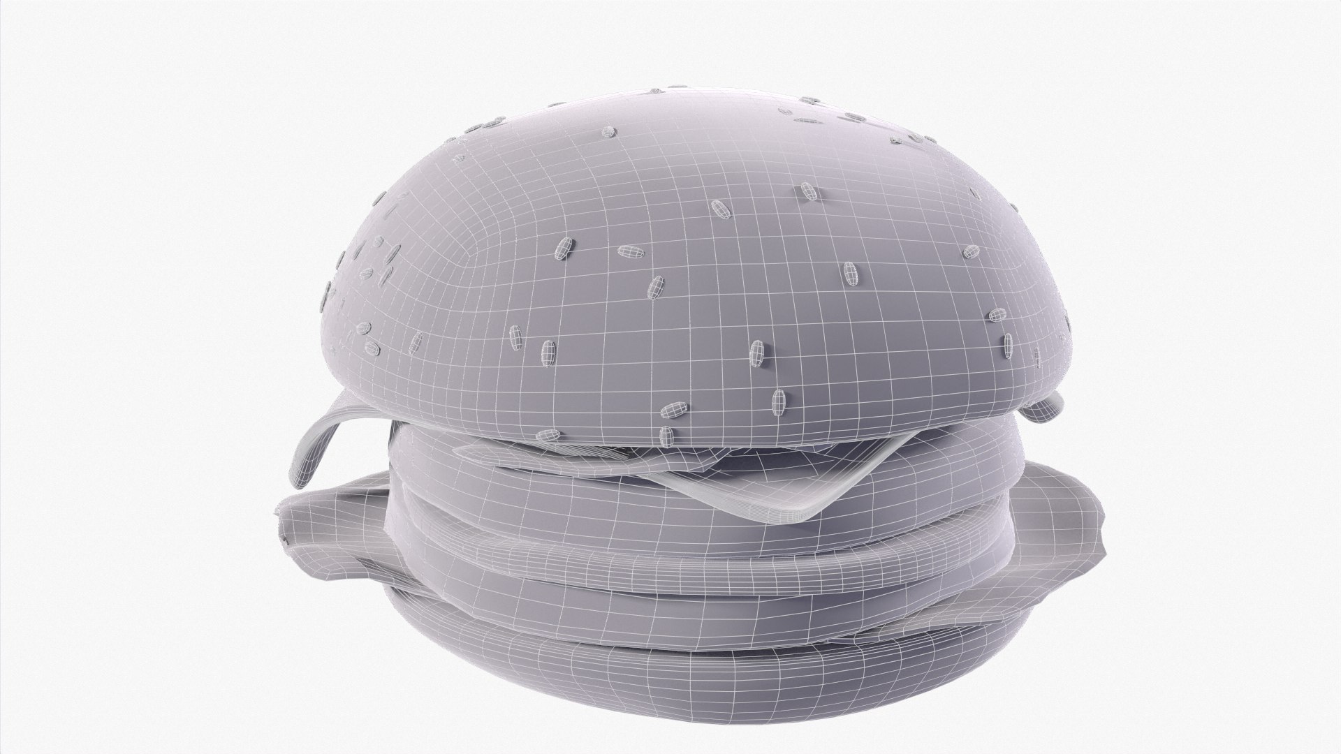 3D Hamburger model - TurboSquid 2059543
